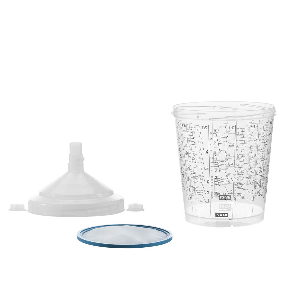 SATA RPS 0.6L Cup System with 125µm Flat Sieve (Pack of 50) — Morelli Group