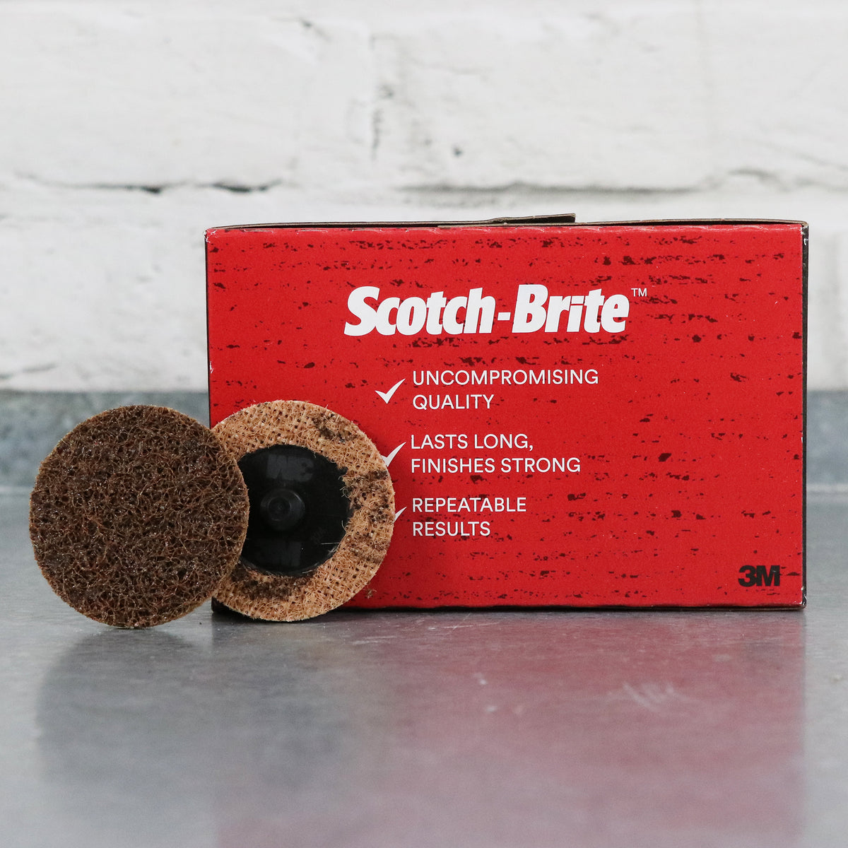 3M 50mm Brown Coarse Roloc Disc (Box of 25) — Morelli Group