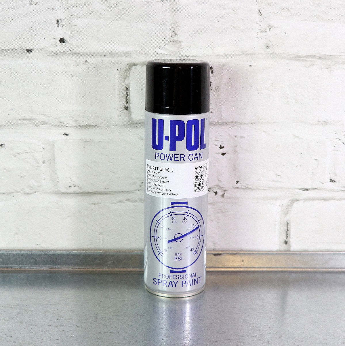 Buy U-Pol Power Can Matt Black Aerosol (500ml) | Morelli — Morelli Group